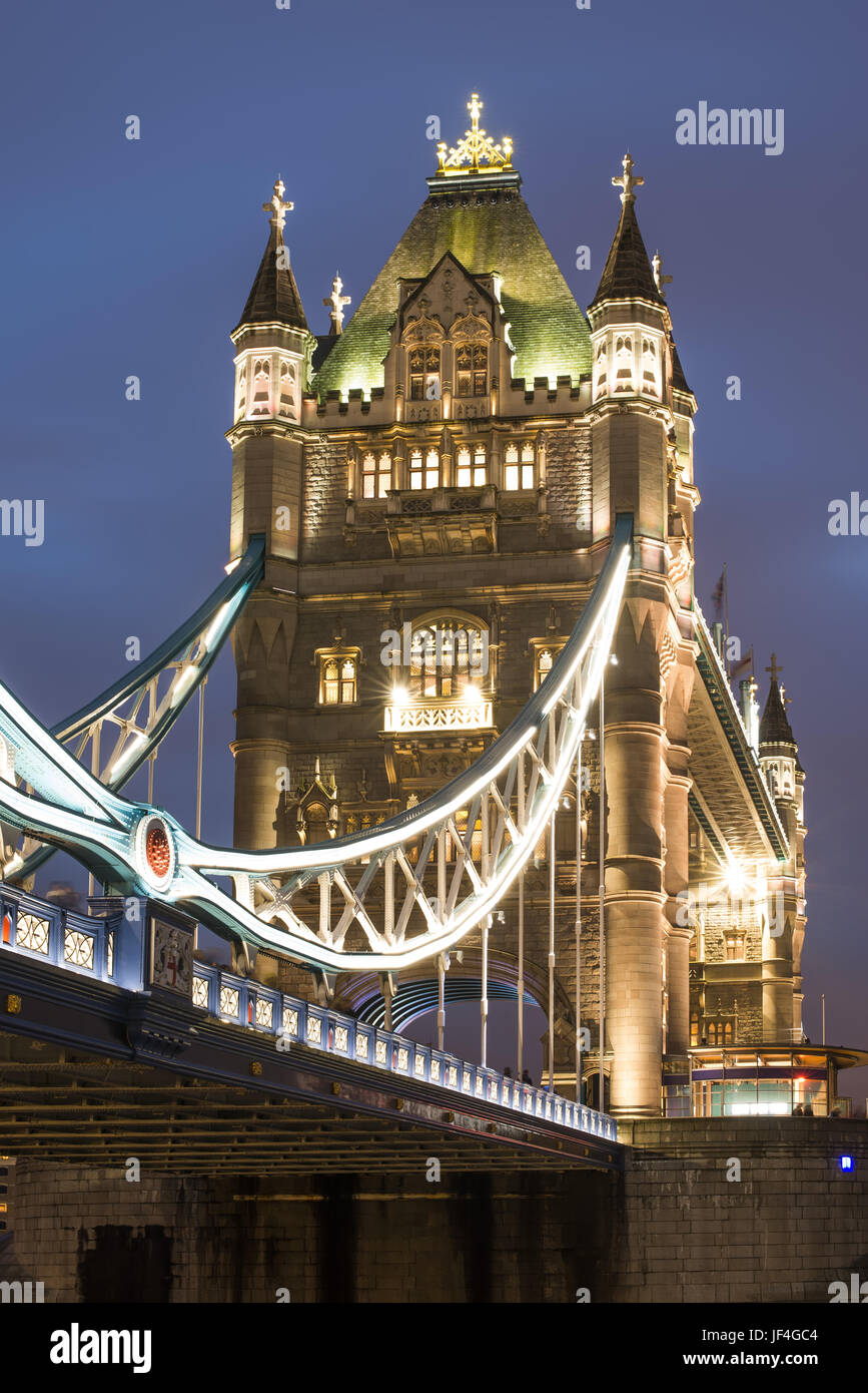 London Tower bridge on sunset Stock Photo - Alamy