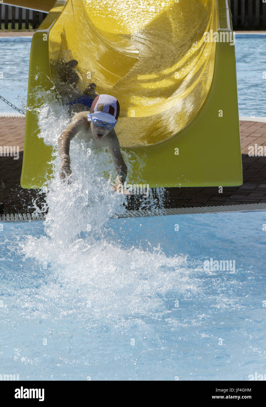 Waterslide children hi-res stock photography and images - Alamy