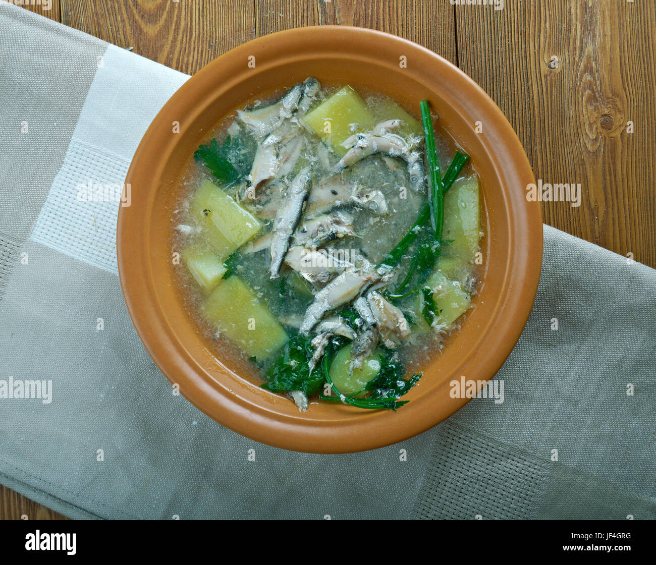 Finnish fish soup Stock Photo - Alamy