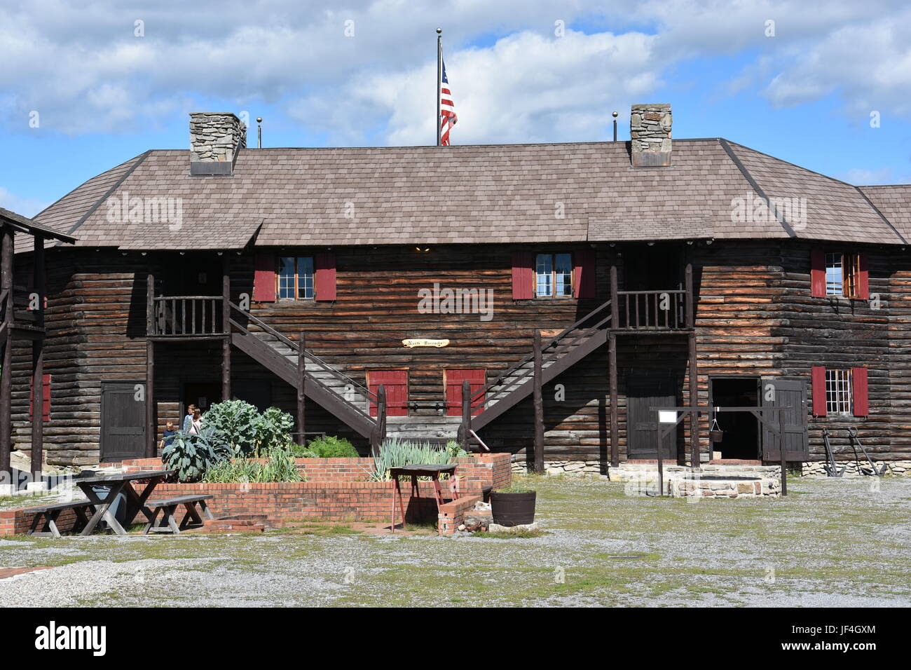 Fort William Henry in Lake George, New York Stock Photo - Alamy