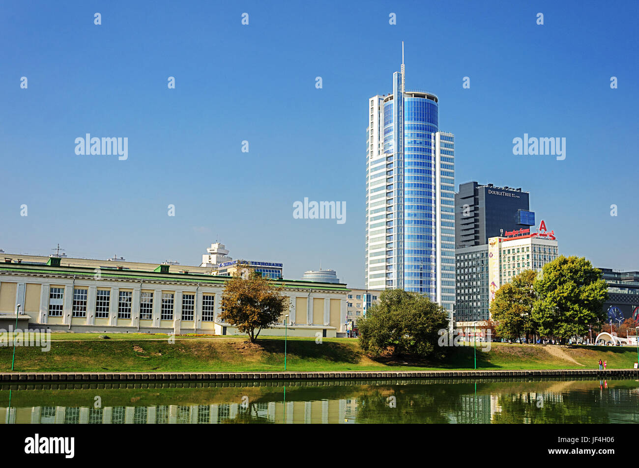 Buildings in center of Minsk, Belarus Stock Photo - Alamy