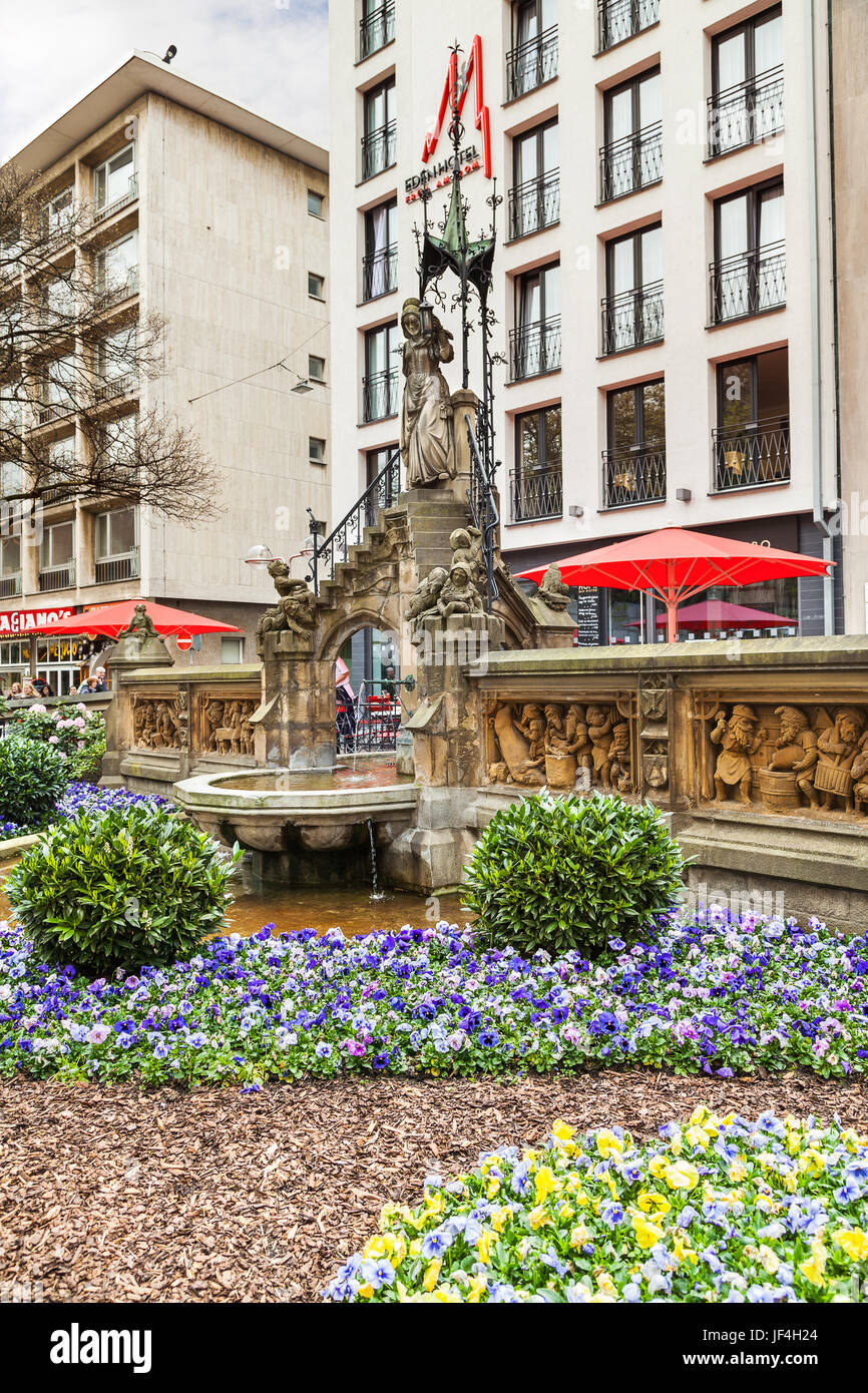 Fountain of Cologne, Germany Stock Photo - Alamy