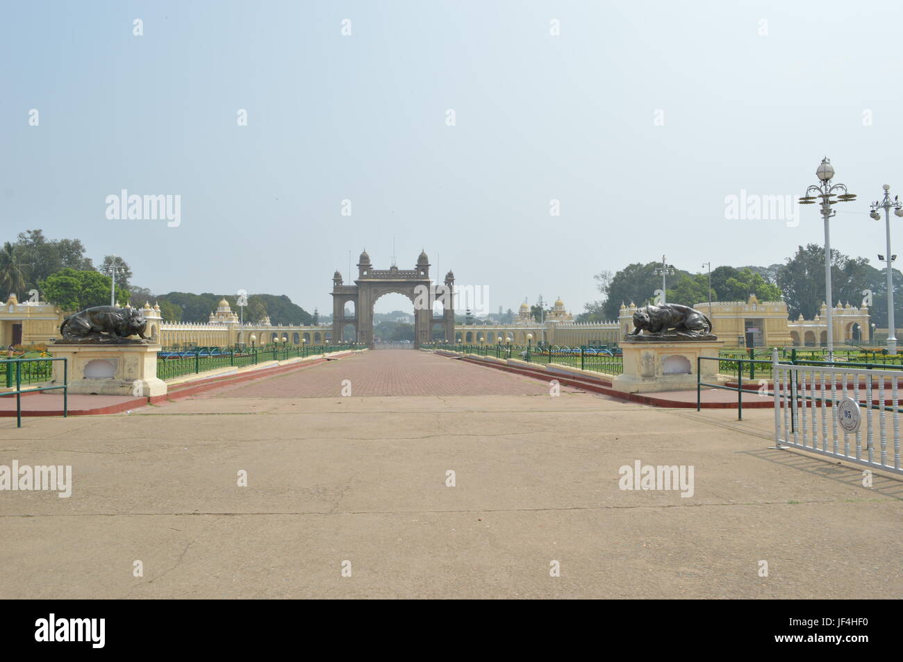 Entrance Gate at Mysore Palace Stock Photo - Alamy