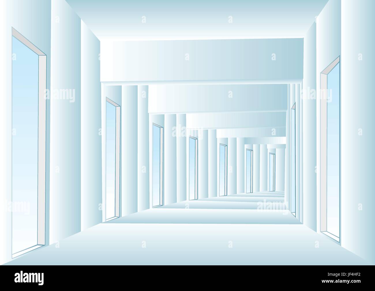 Modern passageway and hall Stock Vector Images - Alamy