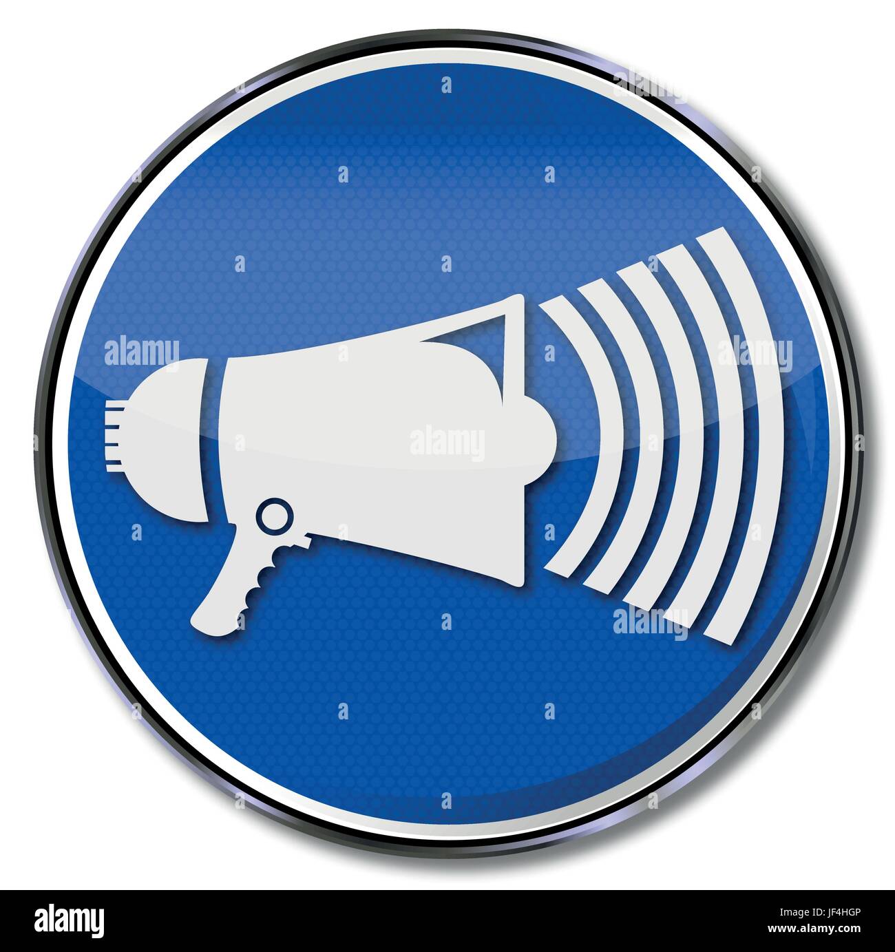 sign with megaphone Stock Vector Image & Art - Alamy