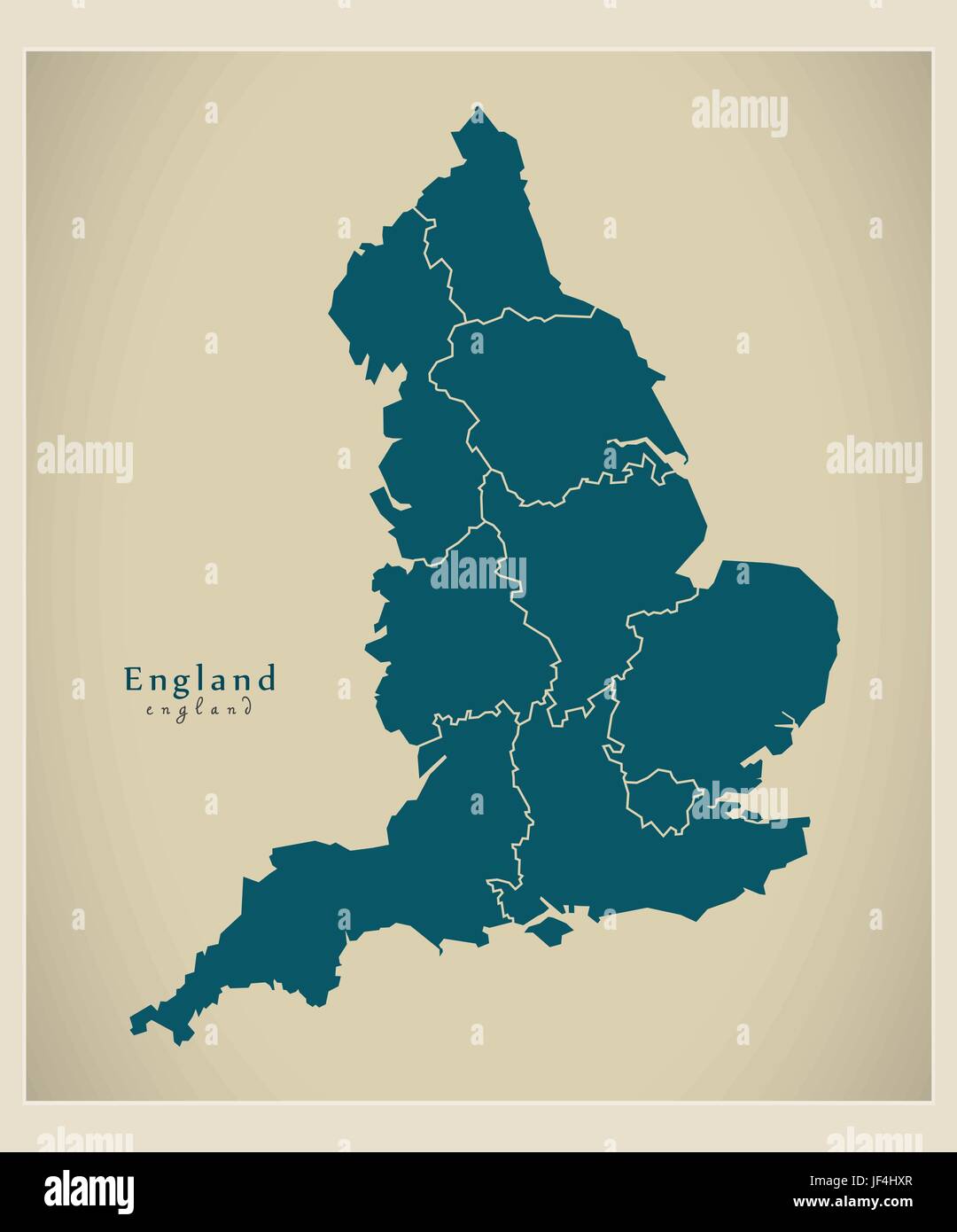 England map cities hi-res stock photography and images - Alamy