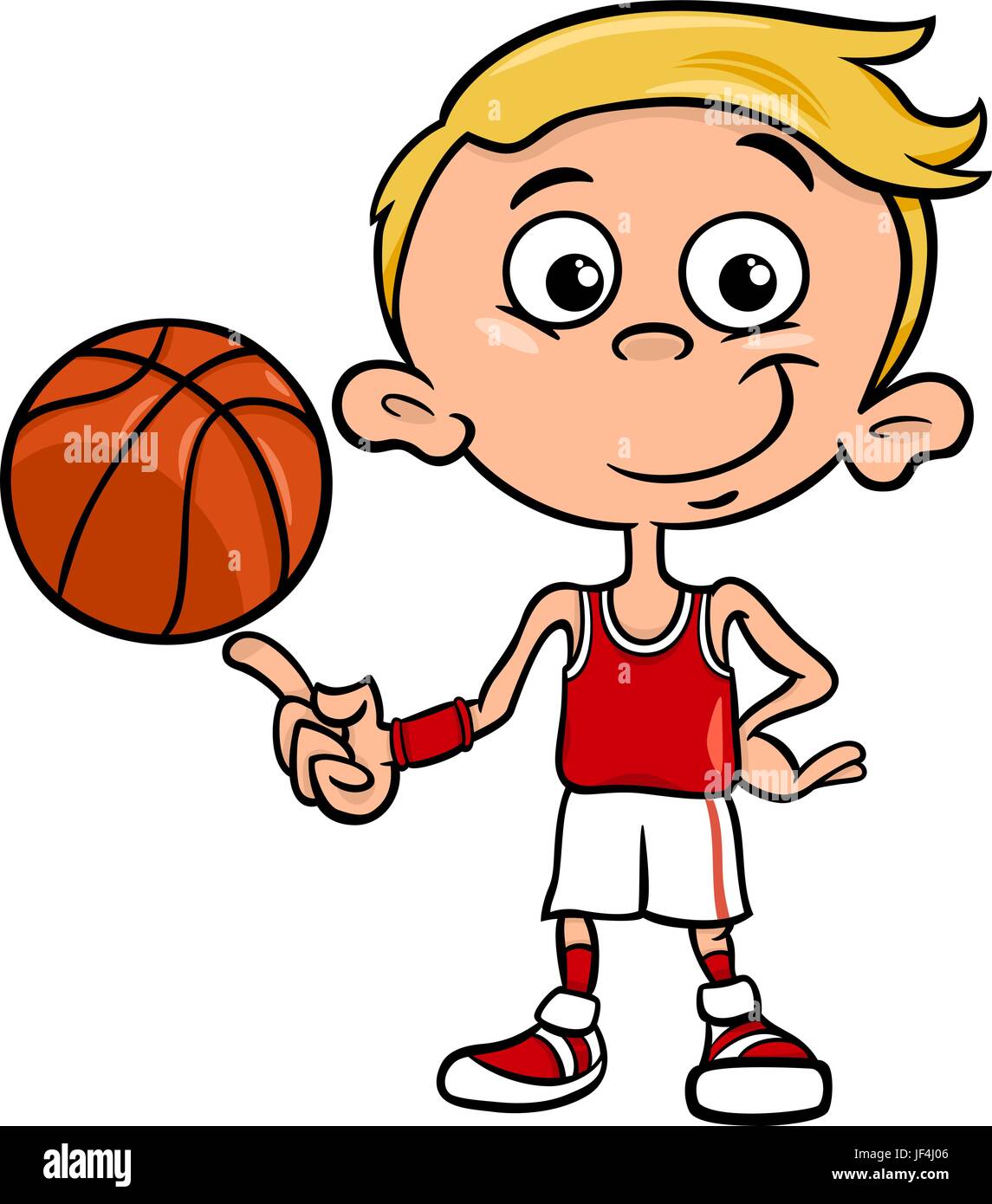 Child, basketball uniform Stock Vector Images - Alamy