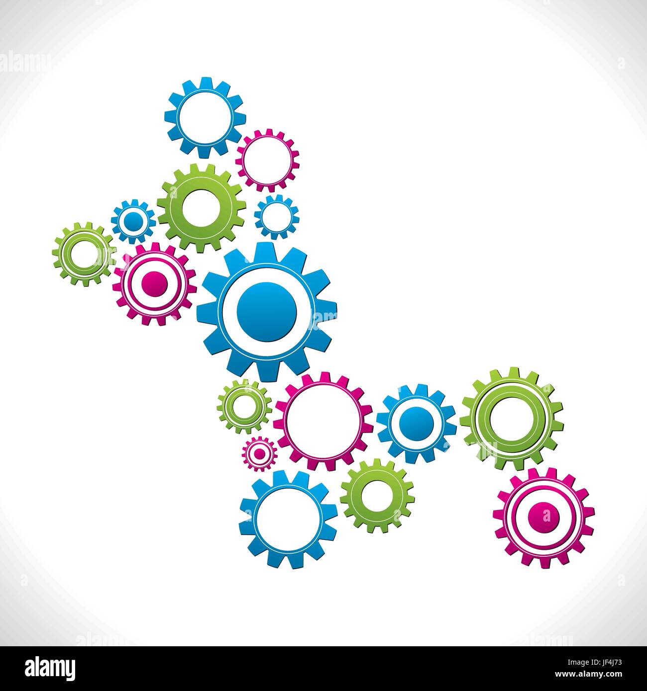 Creative abstract cog wheels vector illustration hi-res stock ...