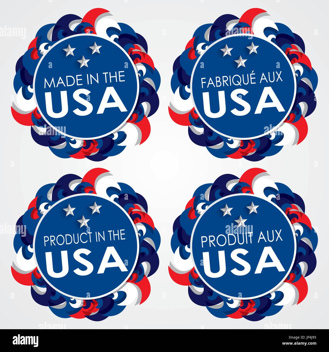 Vintage american stickers hi-res stock photography and images - Alamy