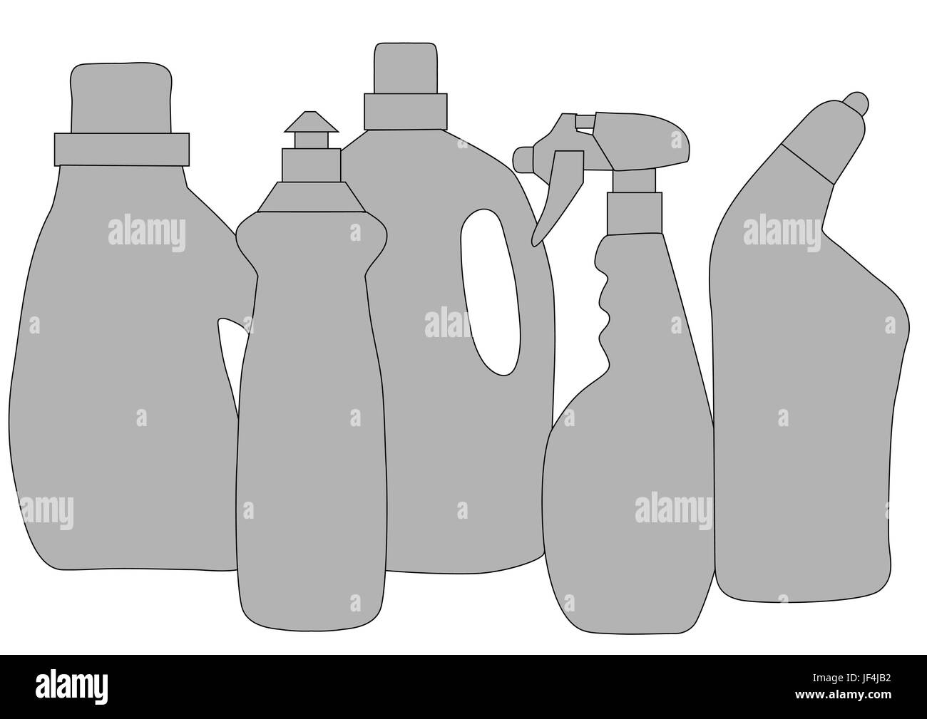 Detergent containers Stock Vector Images - Alamy