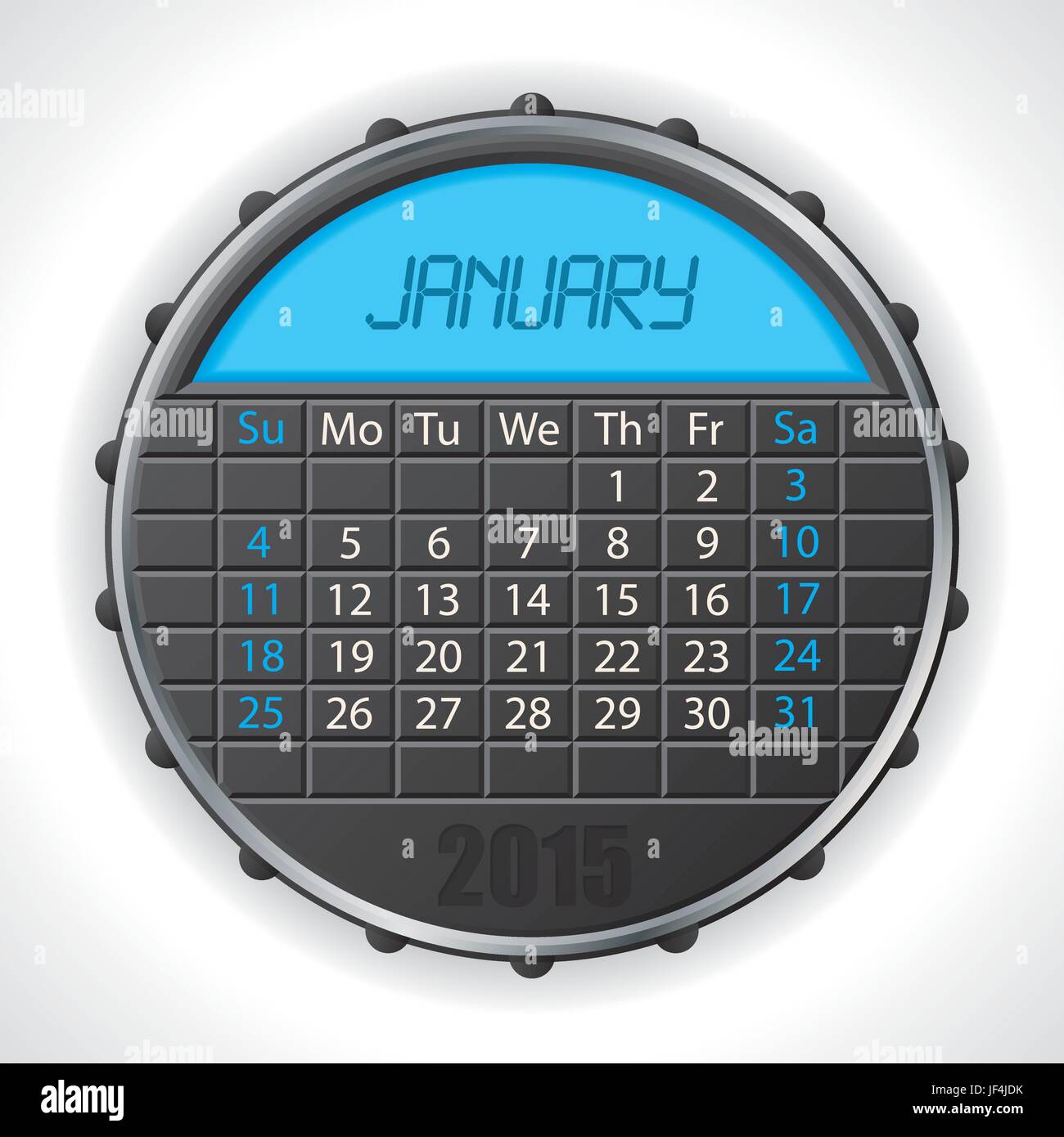 Blue almanac Stock Vector Images - Alamy