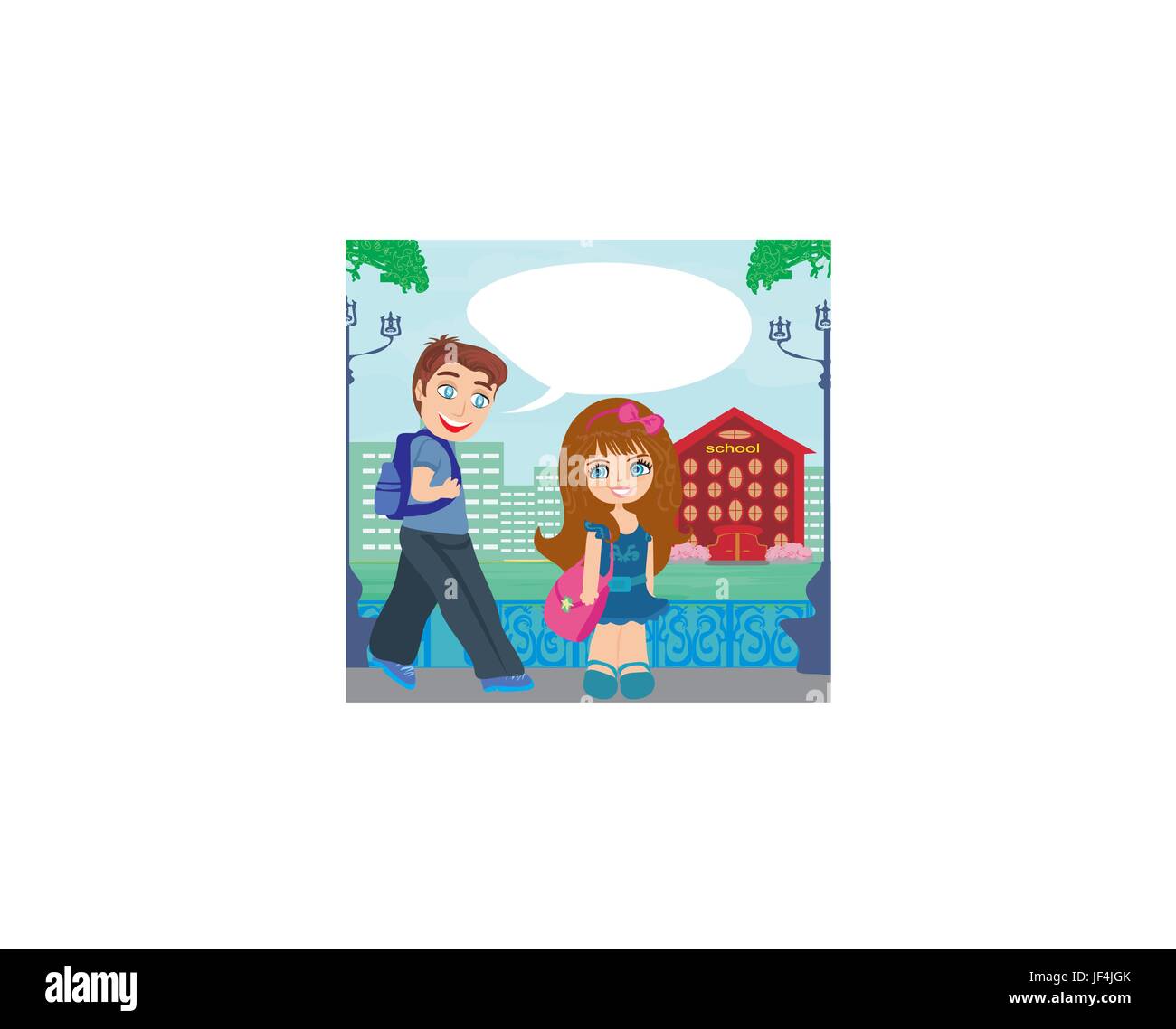 All girls school photo Cut Out Stock Images & Pictures - Alamy