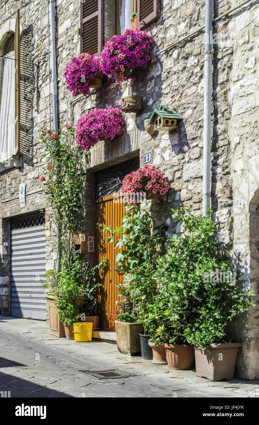 Italian typical houses Stock Photo - Alamy