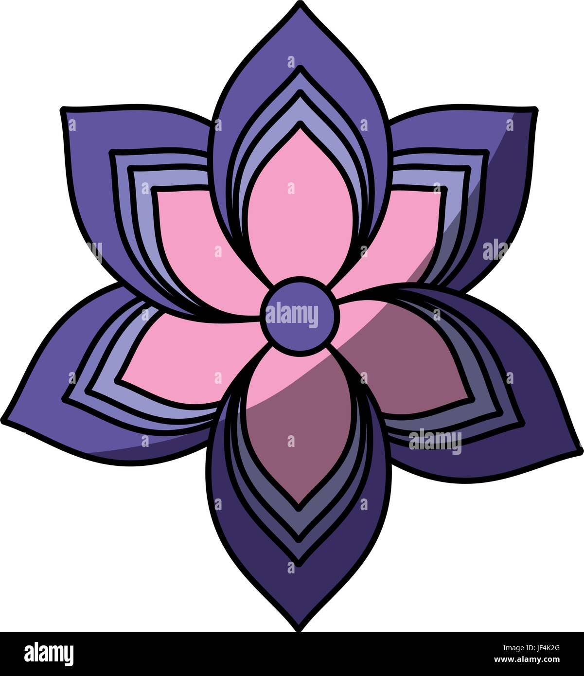 Lotus flower symbol Stock Vector Image & Art - Alamy