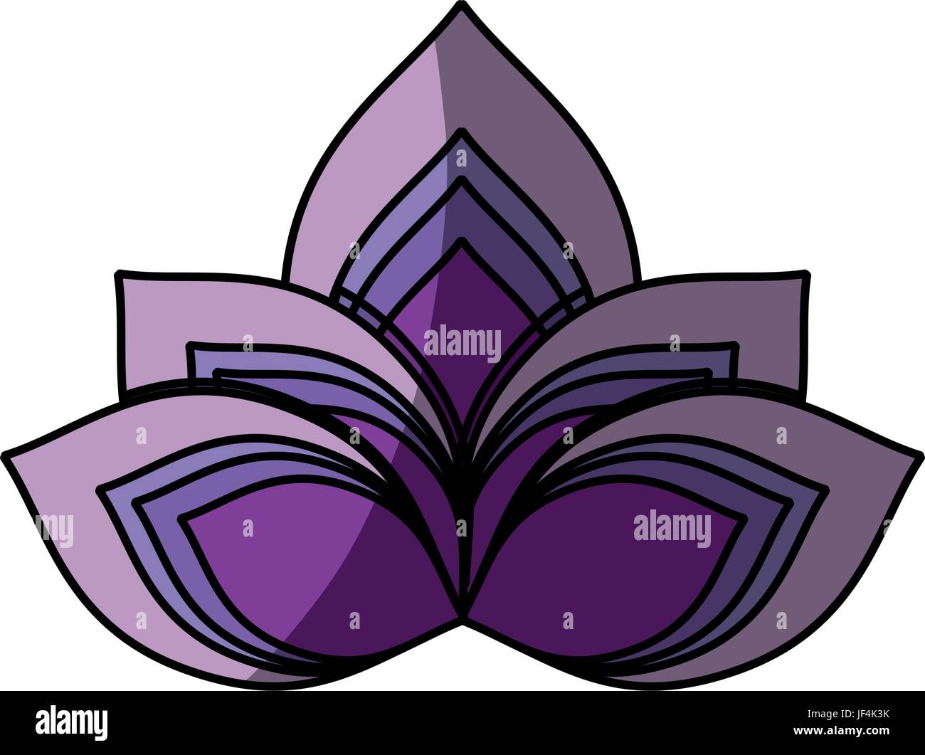 Lotus flower symbol Stock Vector Image & Art - Alamy