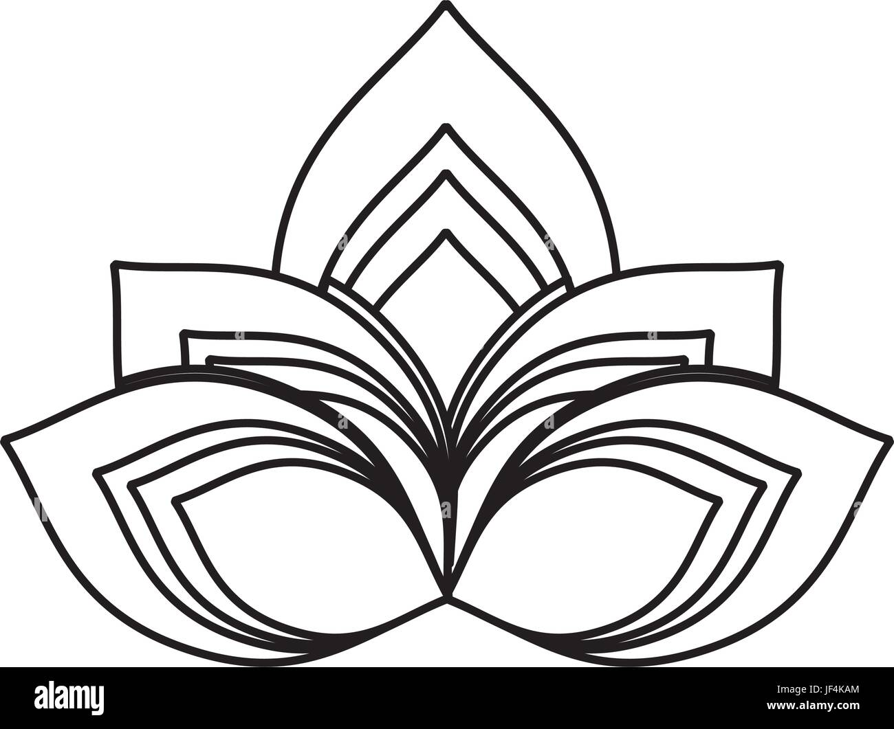 Lotus flower symbol Stock Vector Image & Art - Alamy