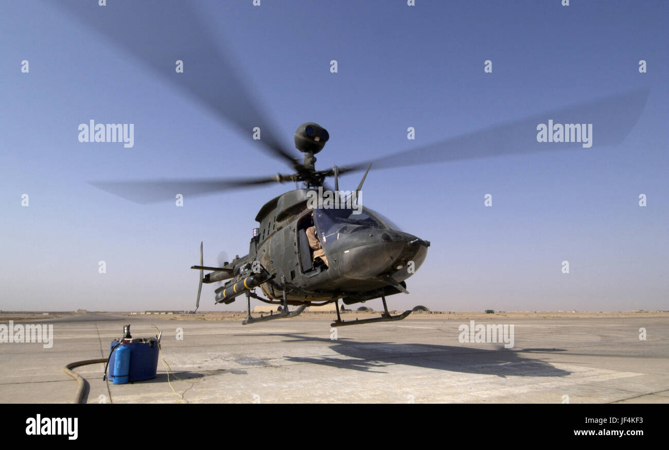 Kiowa Helicopter Firing