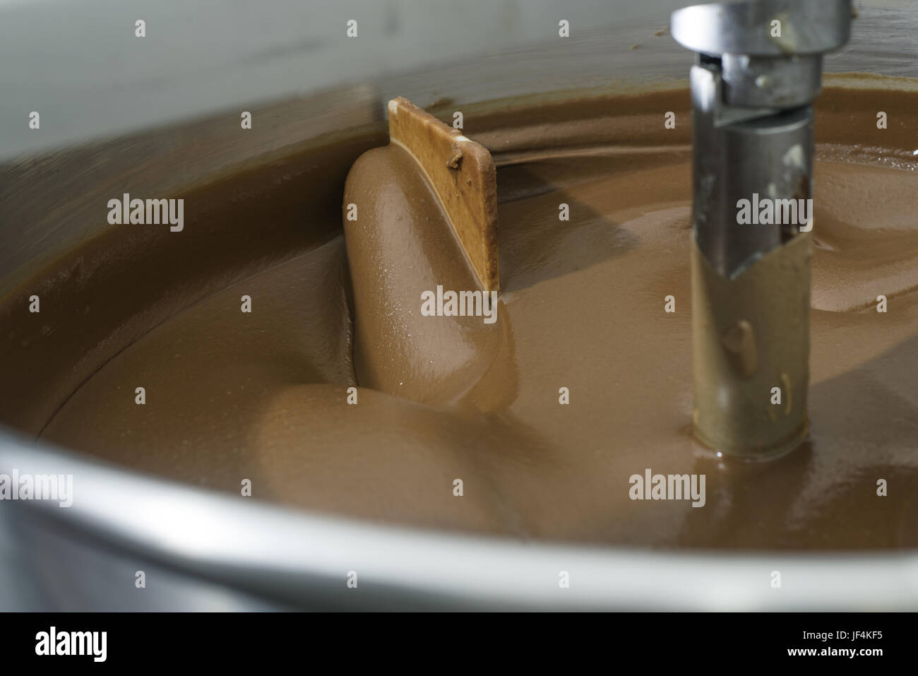 Machine for mixing chocolate Stock Photo - Alamy