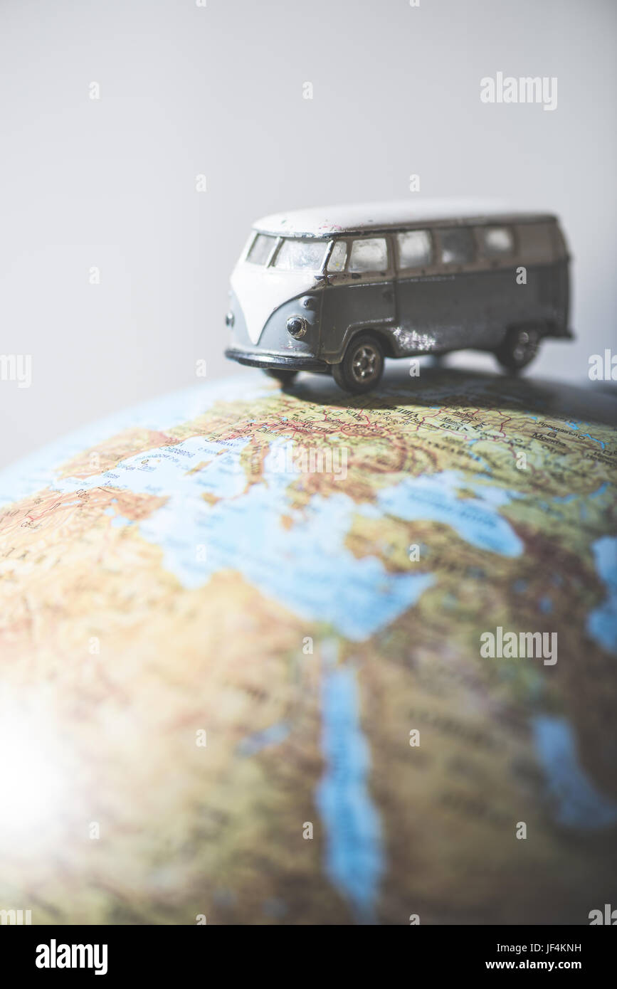 Vintage bus map hi-res stock photography and images - Alamy