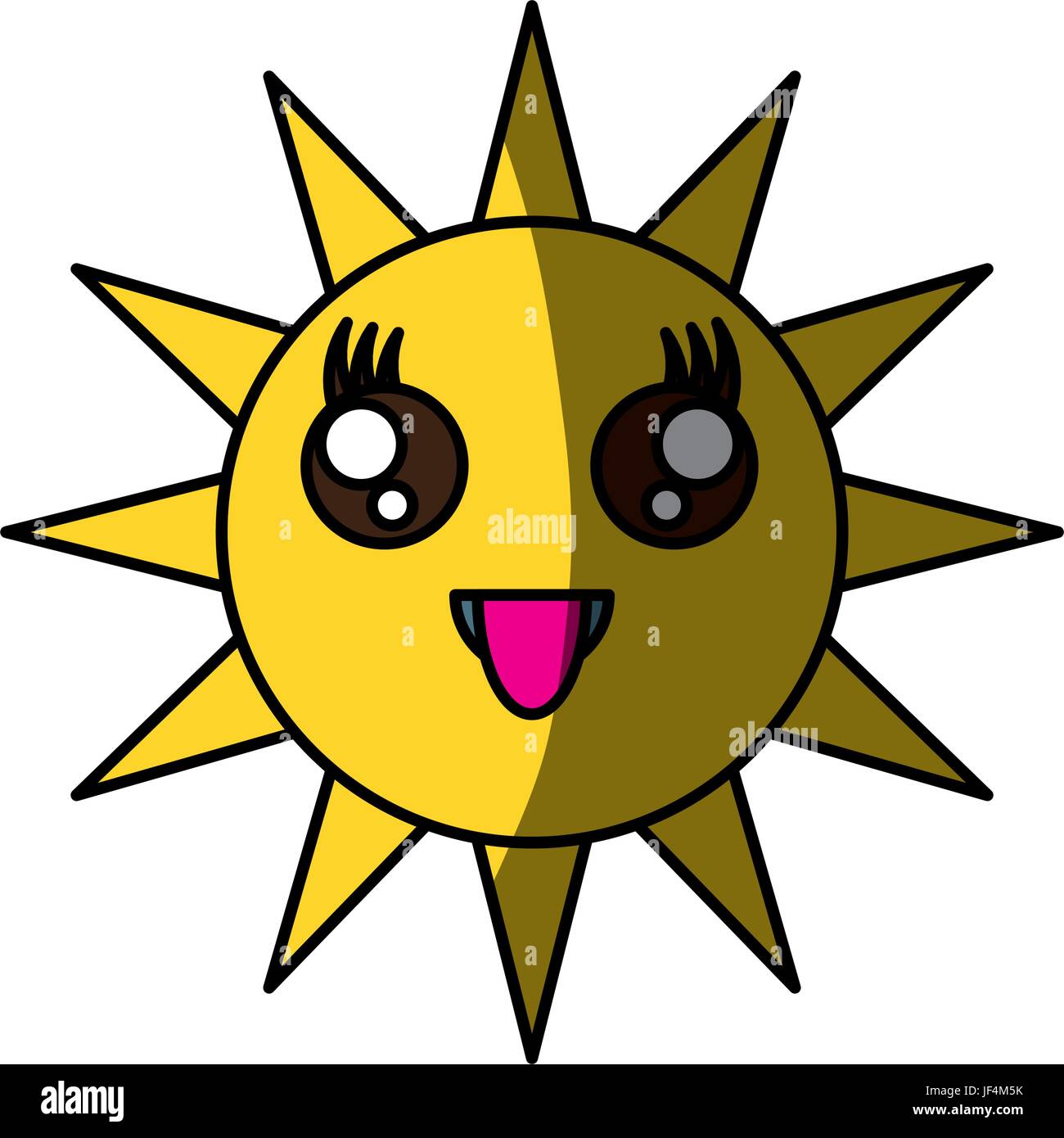 Sun funny cartoon Stock Vector Image & Art - Alamy