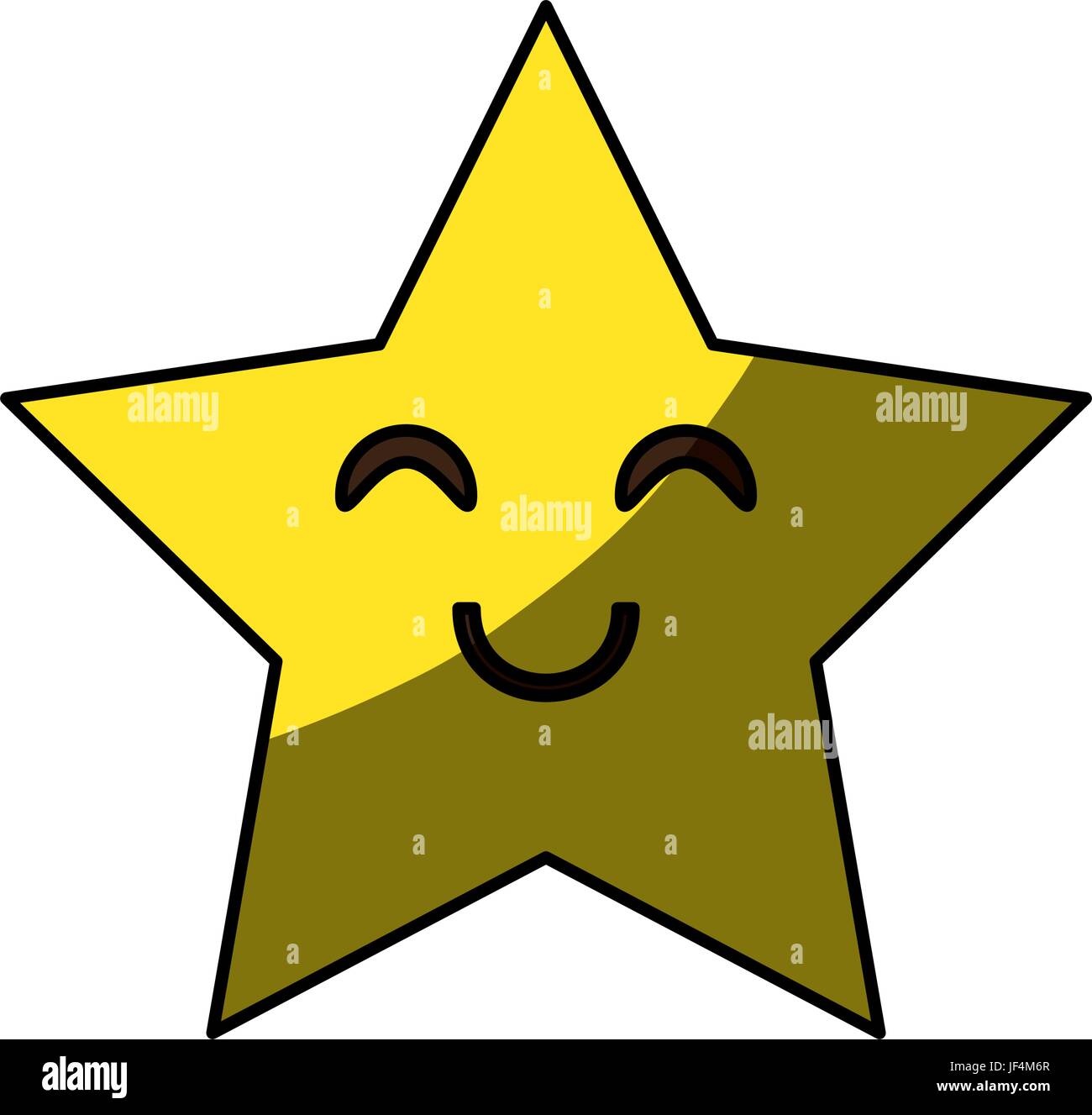 Cute star cartoon Stock Vector Image & Art - Alamy