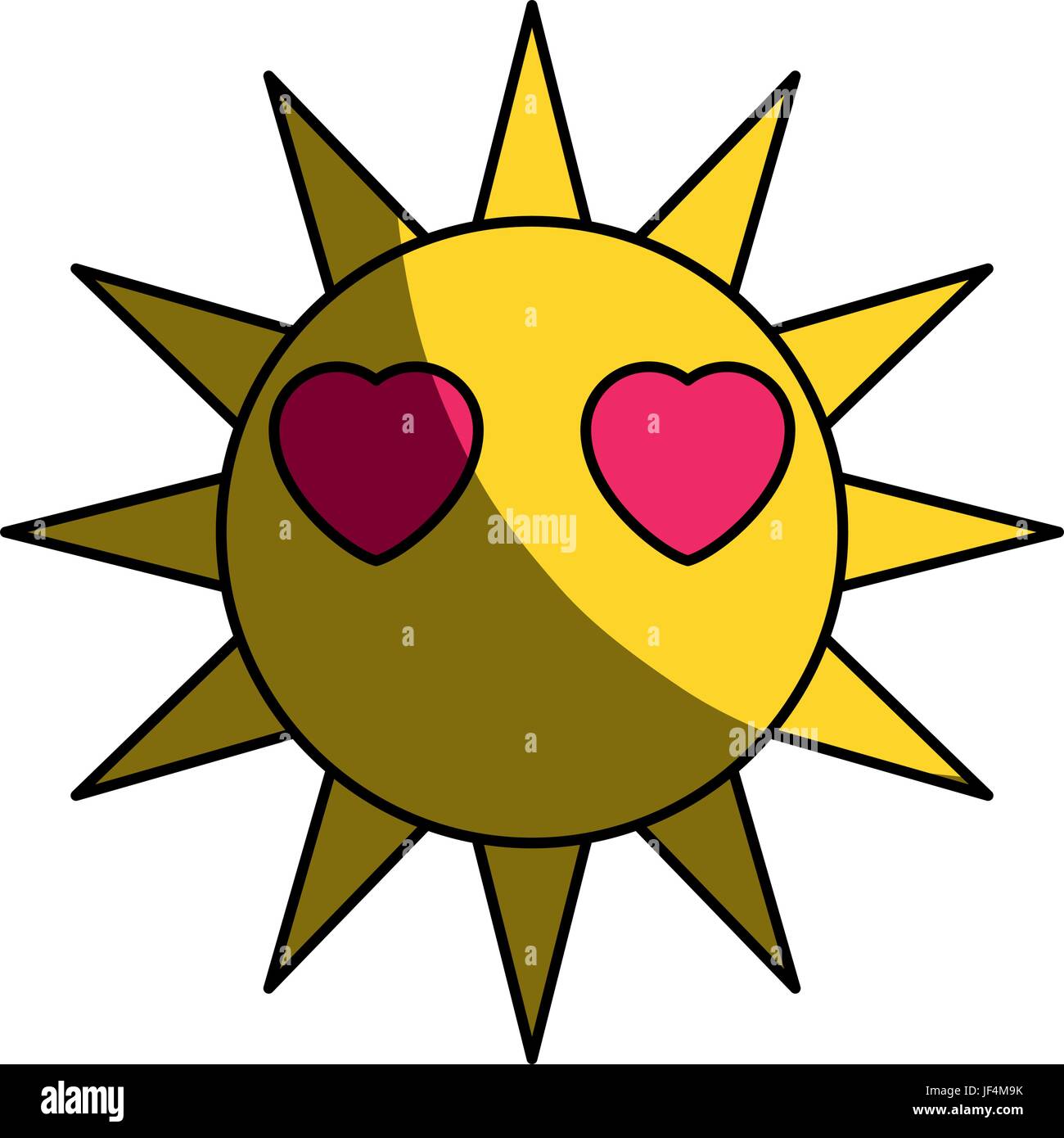 Sun funny cartoon Stock Vector Image & Art - Alamy