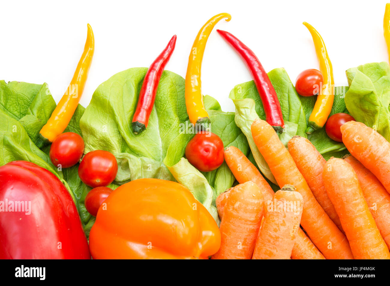 Various isolated vegetables Stock Photo - Alamy