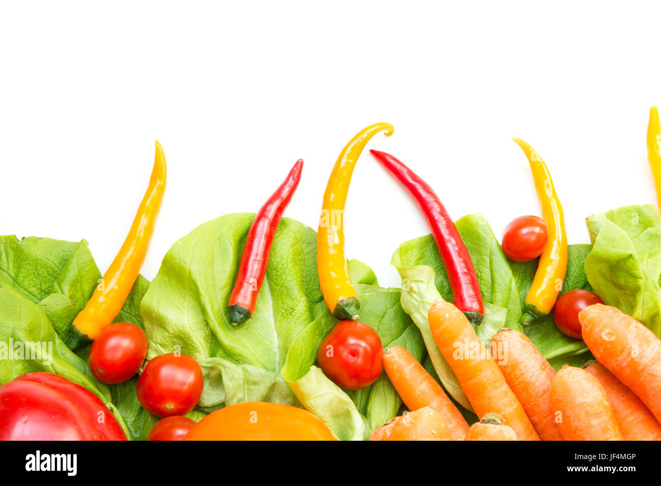 Various isolated vegetables Stock Photo - Alamy