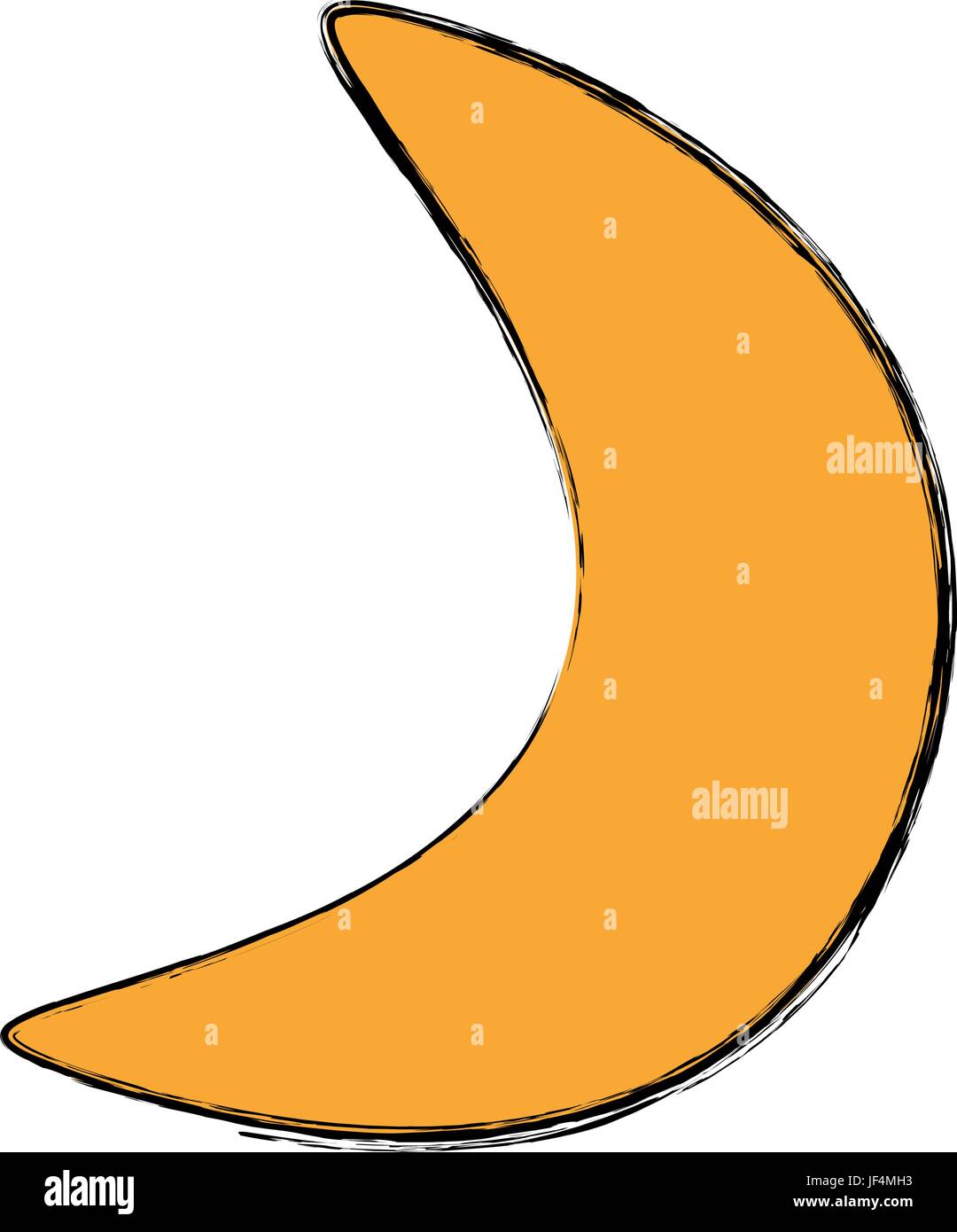 Moon cute cartoon Stock Vector Image & Art - Alamy