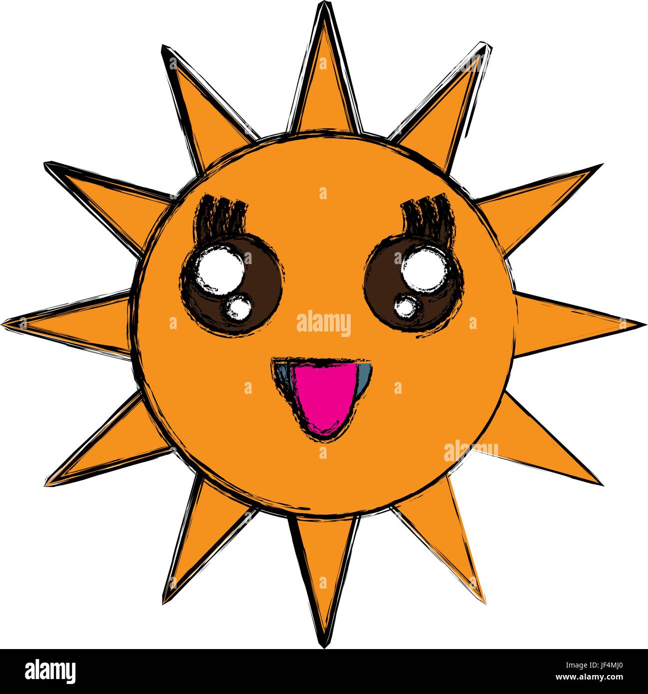 Sun funny cartoon Stock Vector Image & Art - Alamy