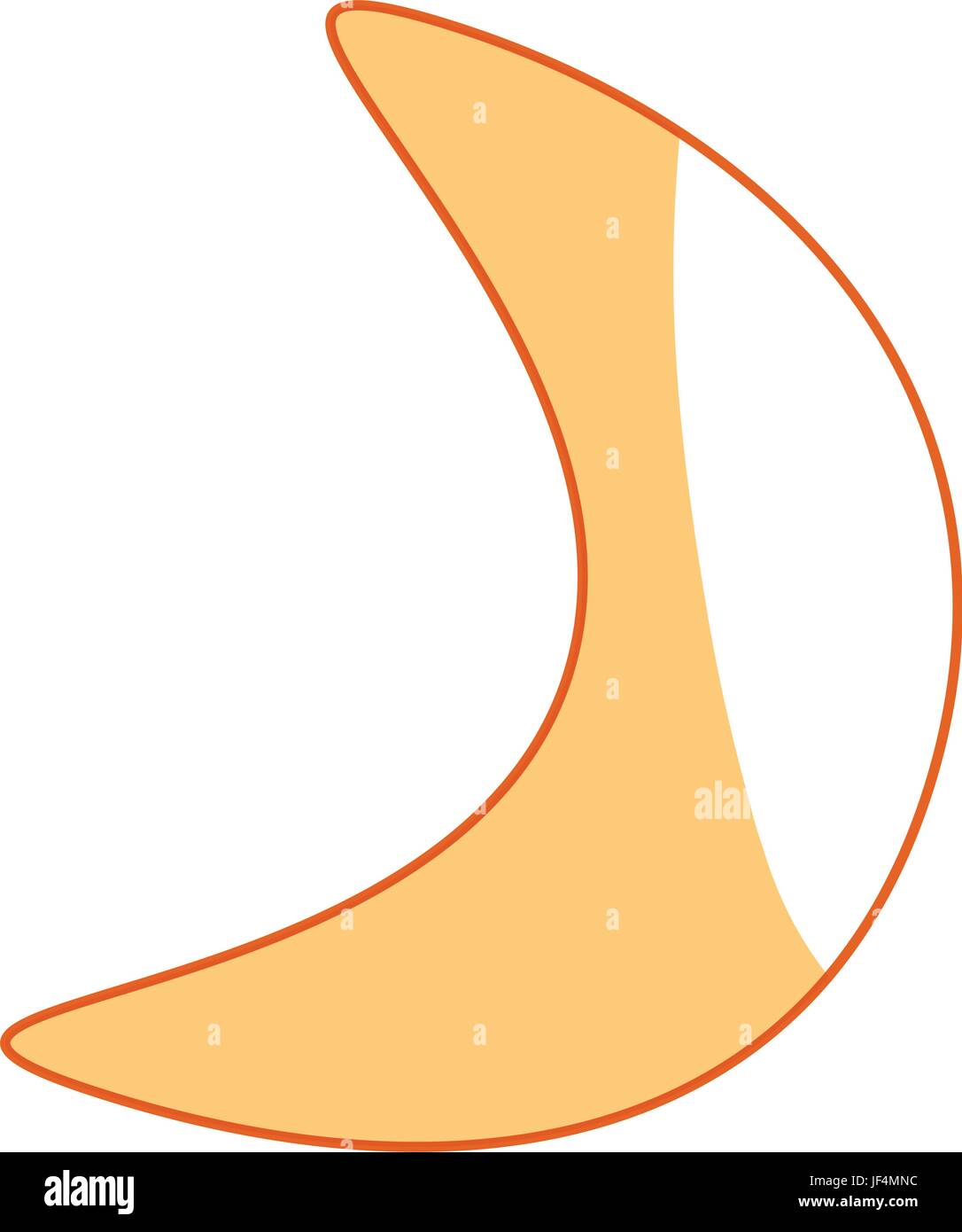 Moon cute cartoon Stock Vector Image & Art - Alamy