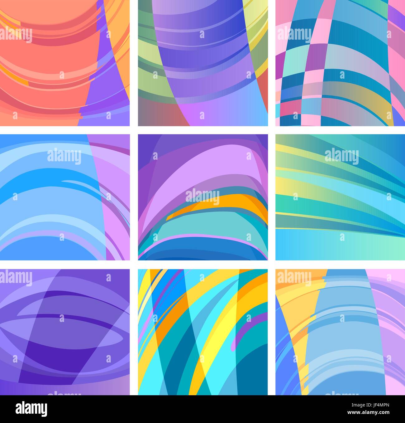 illustration, abstract, collection, set, colorful, backdrop, background ...