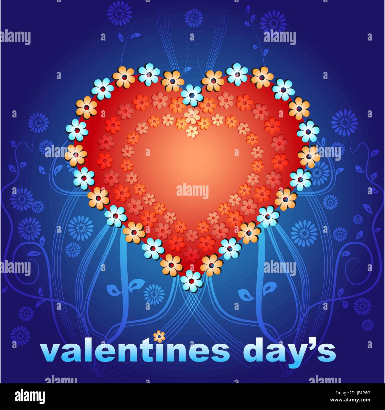 blue, romance, vector, love, in love, fell in love, valentine, heart ...