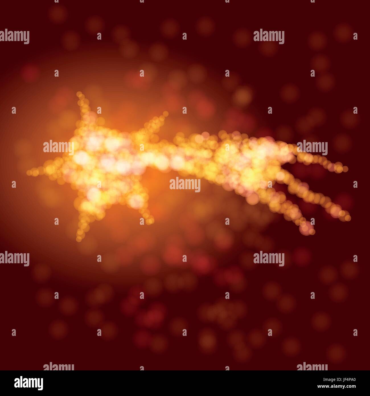 sparkling comet in the night sky Stock Vector Image & Art - Alamy