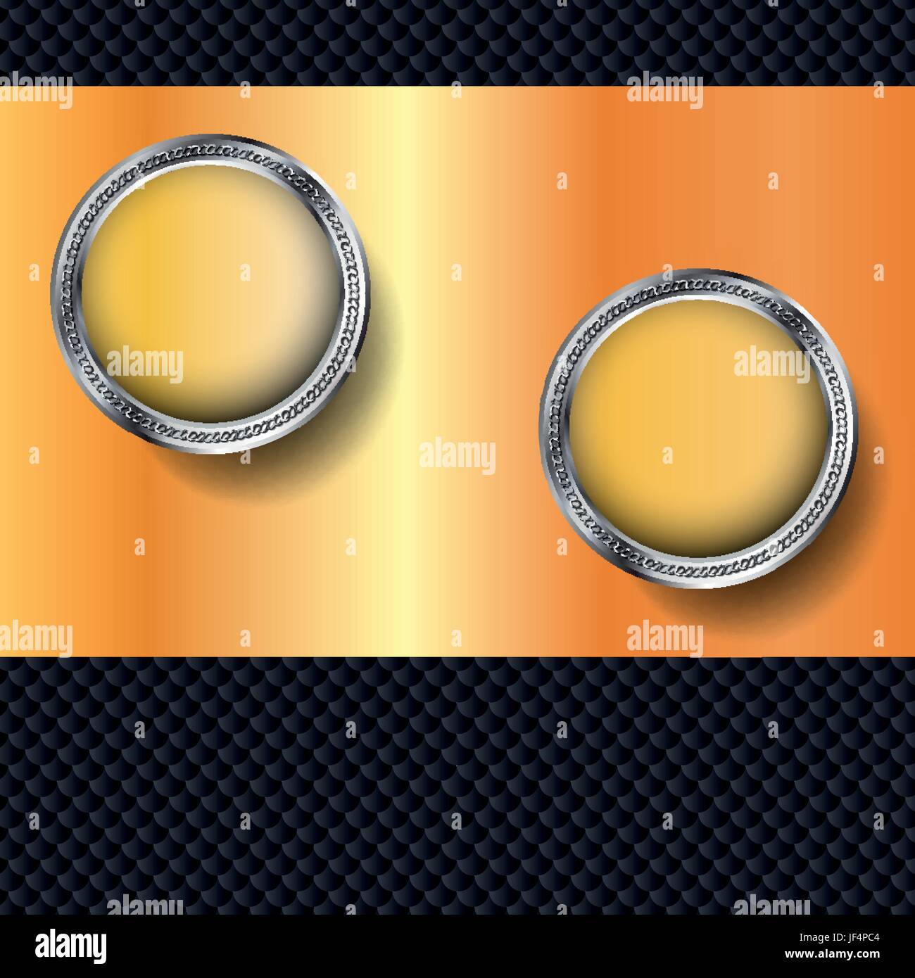 Gold metal circle hi-res stock photography and images - Alamy