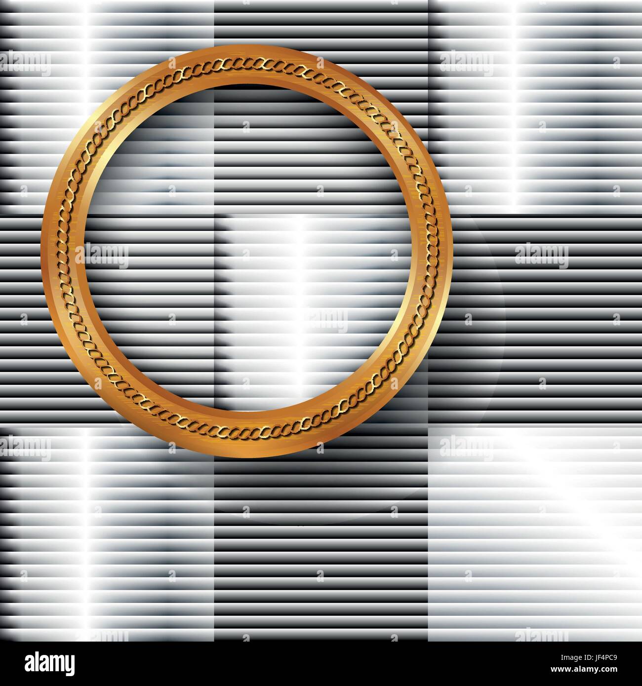 Gold metal circle hi-res stock photography and images - Alamy