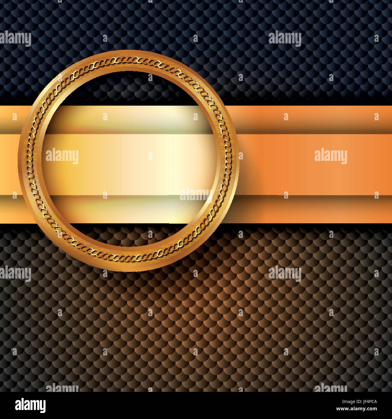 Gold metal circle hi-res stock photography and images - Alamy