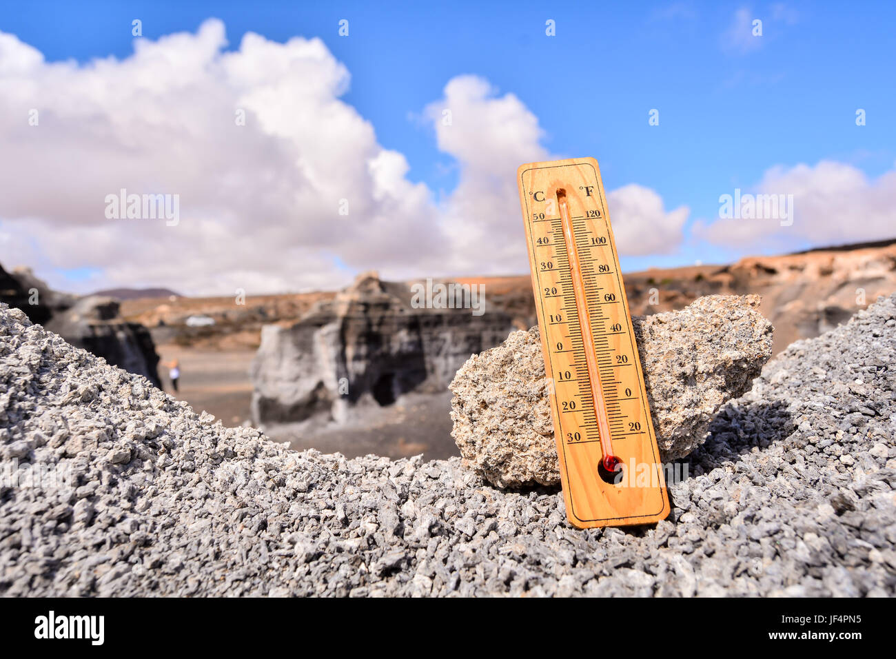 Object in the Dry Desert Stock Photo - Alamy