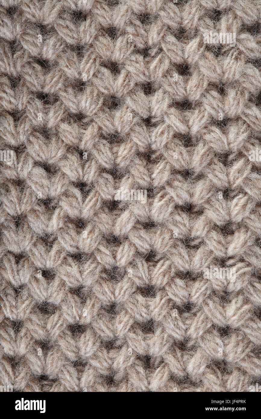 Handmade beige knitting wool texture Stock Photo - Alamy
