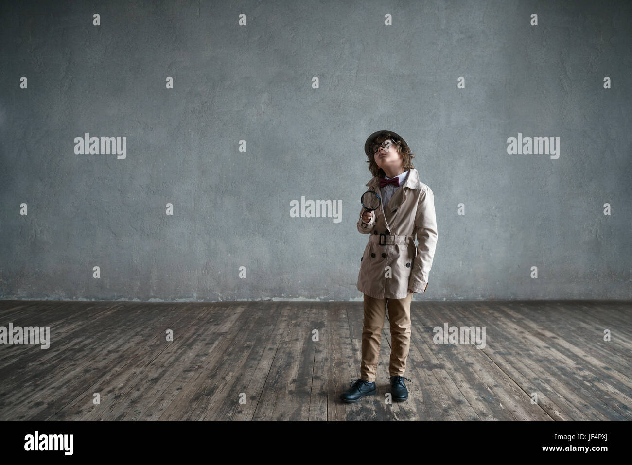 Boy in studio Stock Photo - Alamy