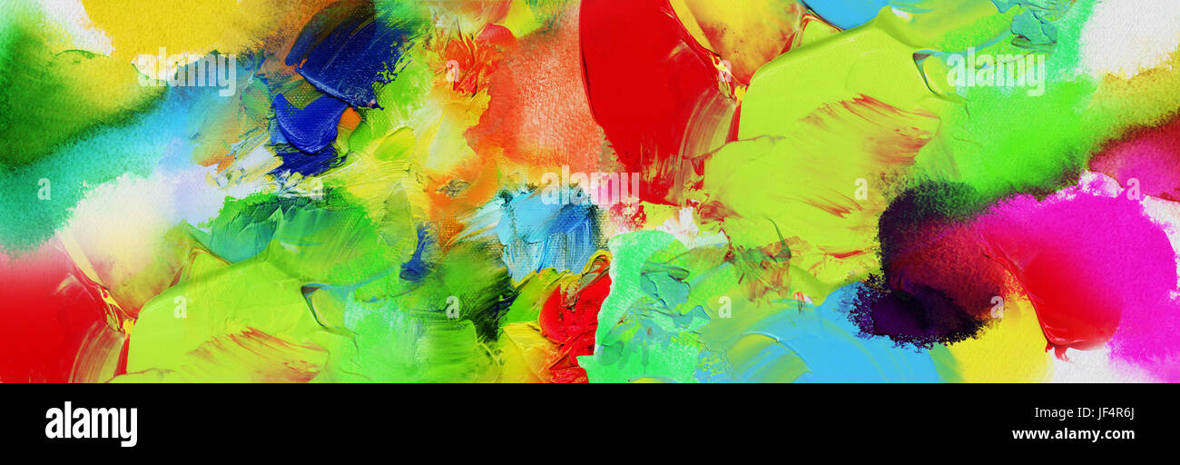 abstract colorful artwork banner Stock Photo - Alamy