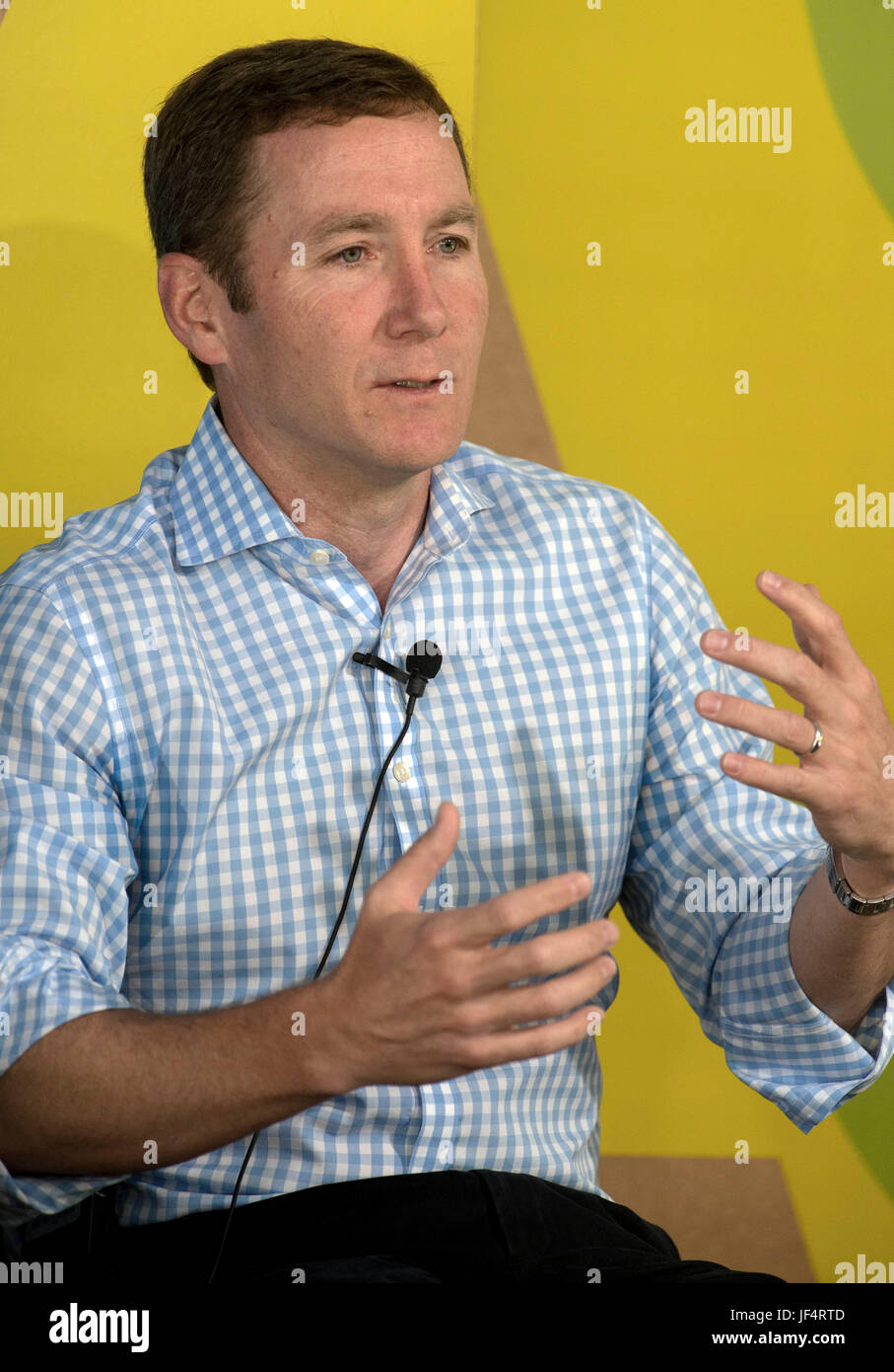 Aspen, Colorado, USA. 26th June, 2017. Co-Founder and CEO of Peloton ...
