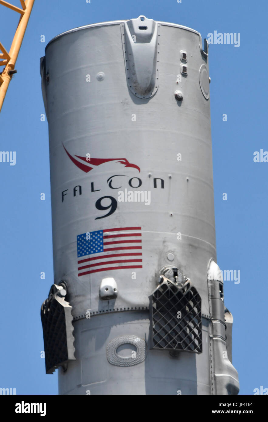 San Pedro, California, USA. 28th June, 2017. The SpaceX rocket booster ...