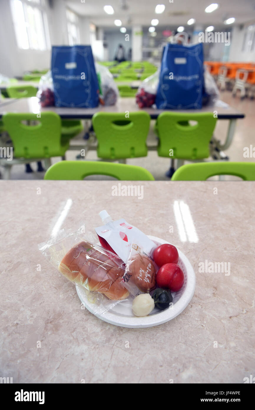 Bread for lunch Bread and fruit, instead of a full meal, is provided ...