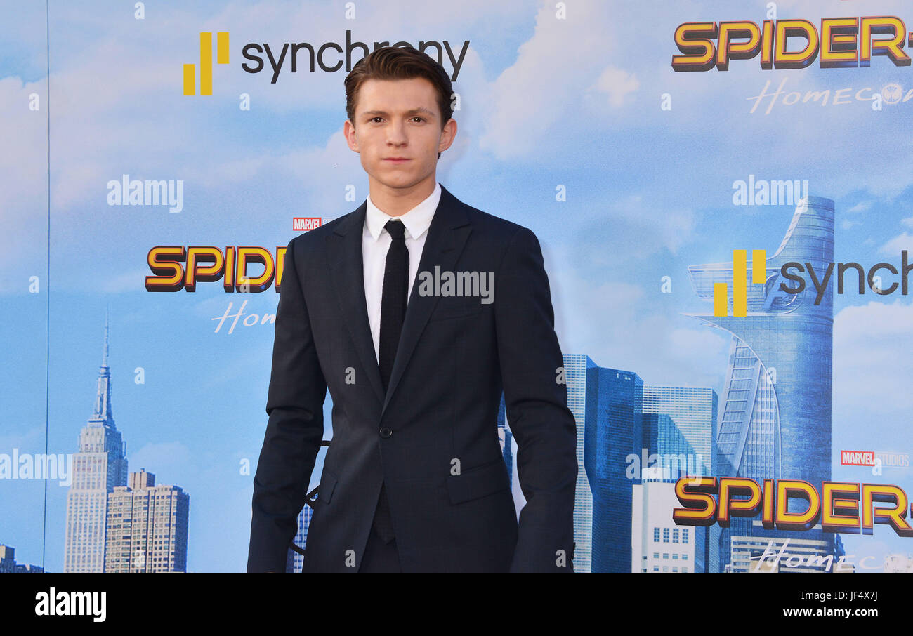 Hollywood, California, USA. 28th June, 2017. Tom Holland 012 arrives at ...