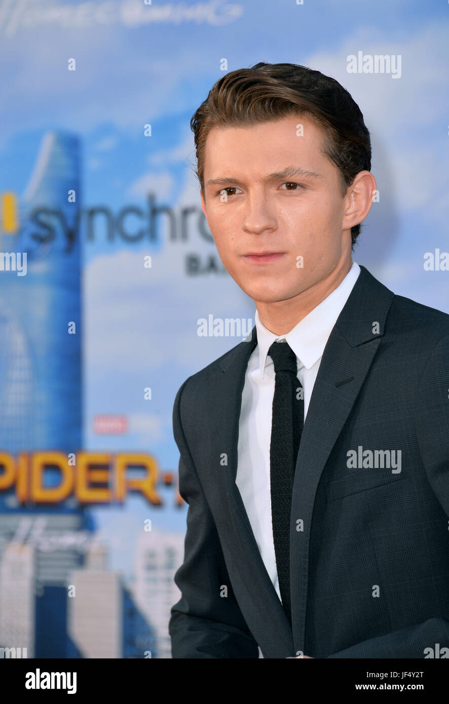 Los Angeles, Usa. 28th June, 2017. Actor Tom Holland At The World