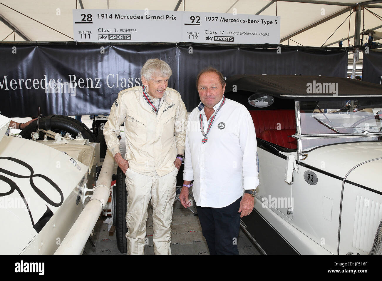 Chichester, UK. 29th June, 2017. Famous German racing driver Joachim ...