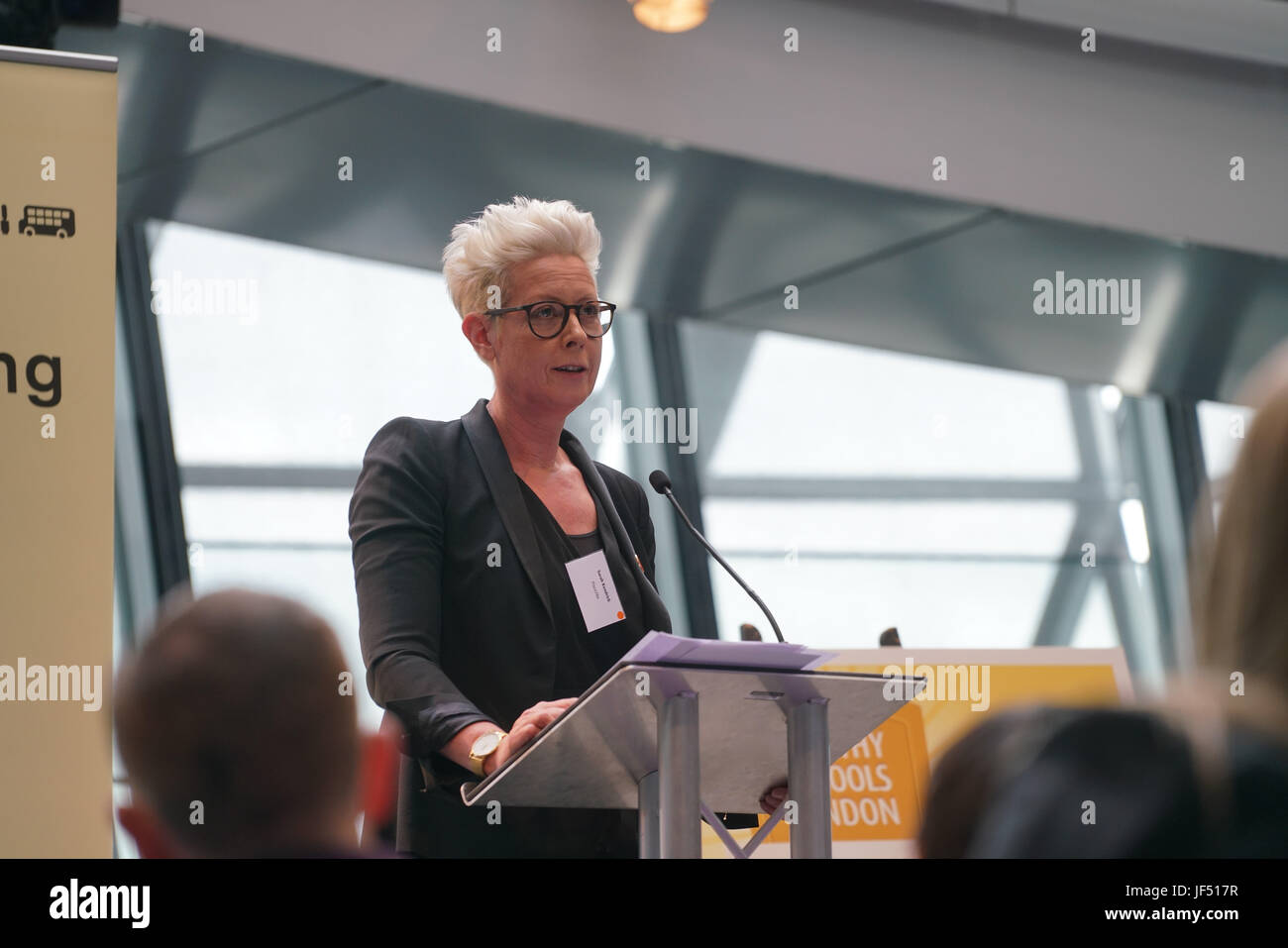 City Hall, London, Uk, 29th June 2017. Speaker Sarah Kendrick from ...