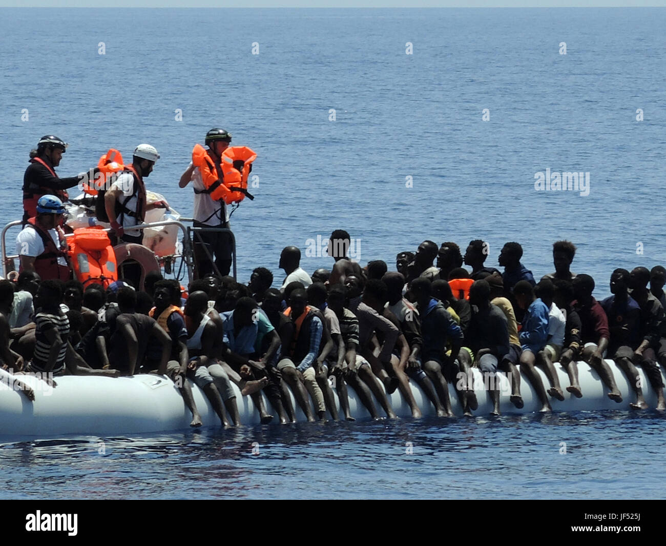 Overcrowded ship hi-res stock photography and images - Alamy