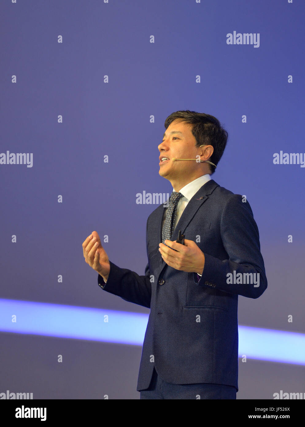 Tianjin, China. 29th June, 2017. Robin Li, Chairman and CEO of Chinese ...